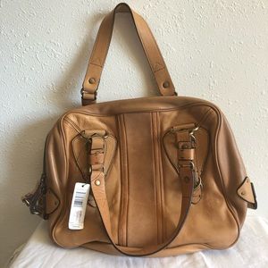 Ellen Tracy | Bags | Ellen Tracy Tan Leather Handbag | Poshmark